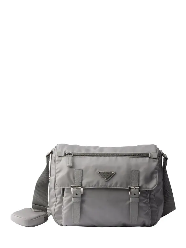 Prada Re-nylon Shoulder Bag - Cloudy Gray