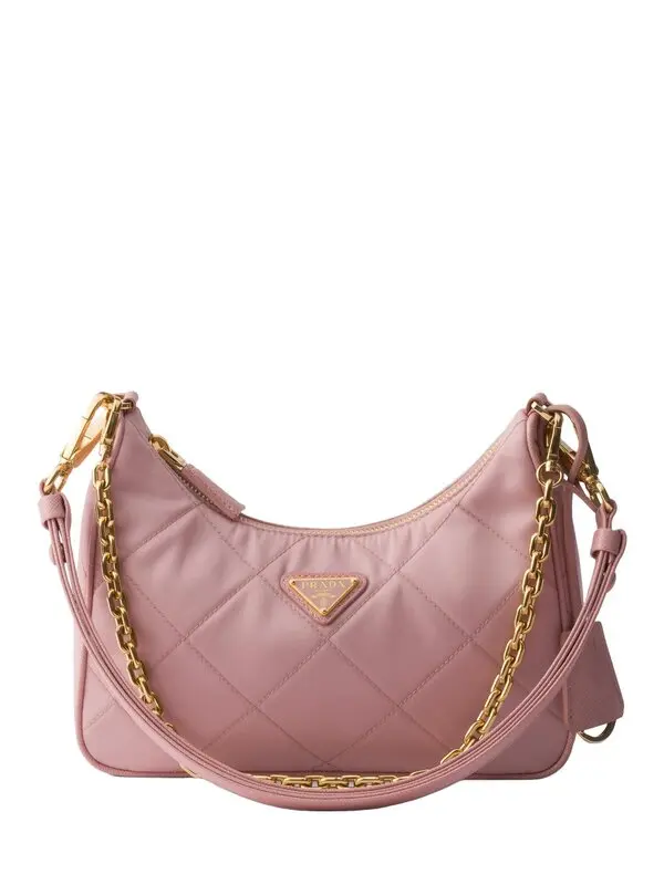 Prada Re-edition Quilted Re-nylon Mini-bag - Peach