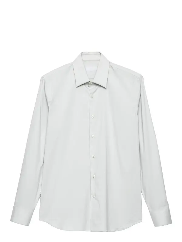 Prada Stretch Cotton Shirt - Ice