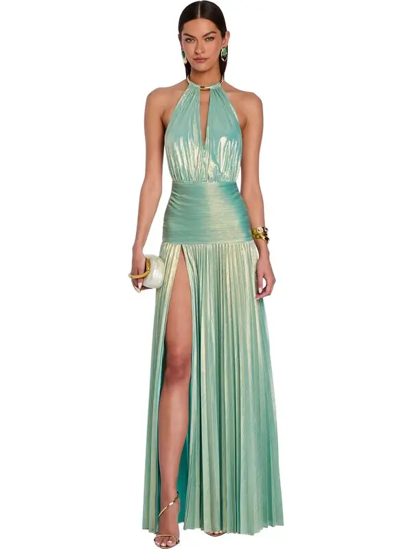 Retrofete Faelina Gown - Golden Mint