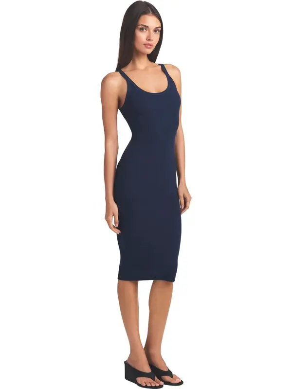 SKIMS Tank Midi Dress - Navy