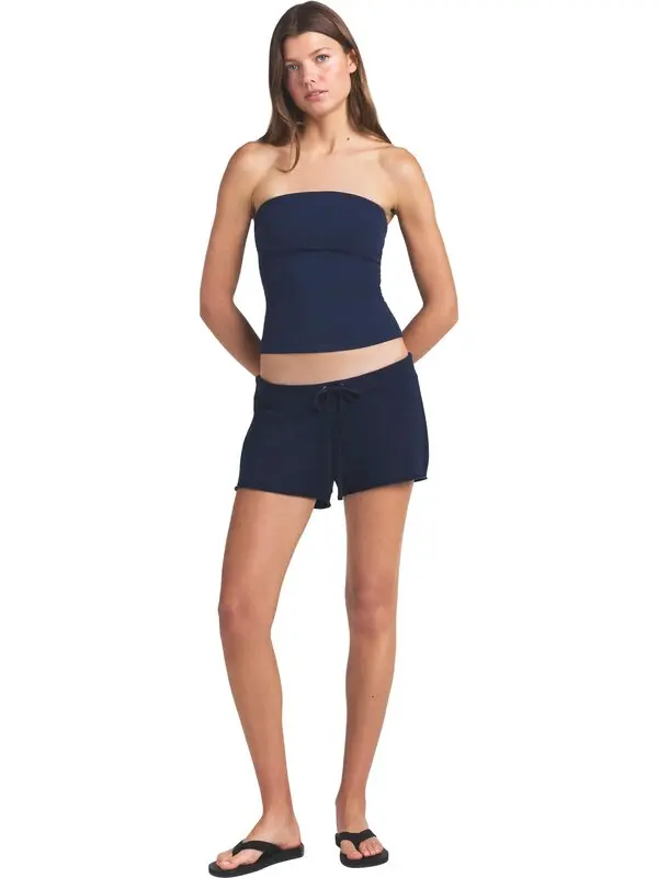 SKIMS Drapey French Terry Shorts - Navy
