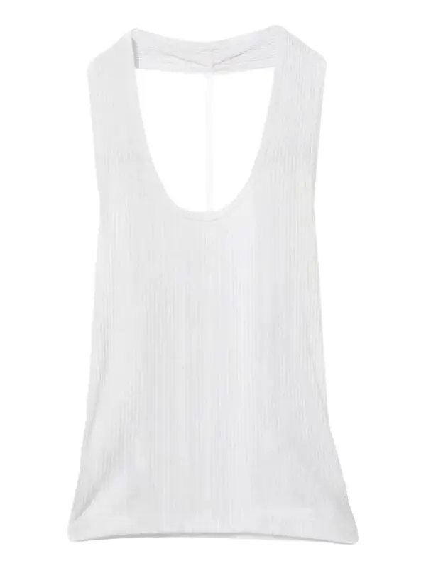 Helmut Lang Halter-neck Tank Top - Blue