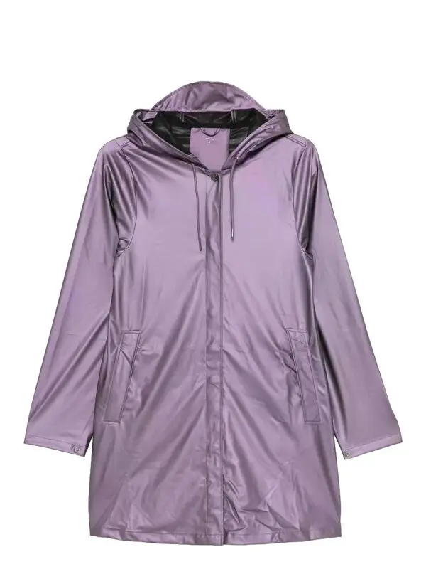 Rains A-line Hooded Jacket - Purple