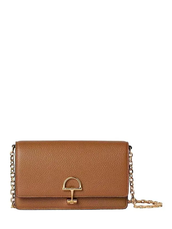 Gucci Half-horsebit Mini Bag With Removable Chain - Brown