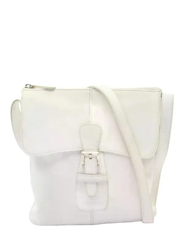Loewe 2000s Leather Shoulder Bag - Neutrals