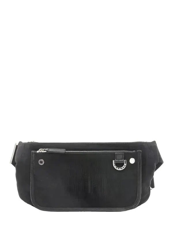 BVLGARI 2000s Logo-detail Belt Bag - Black