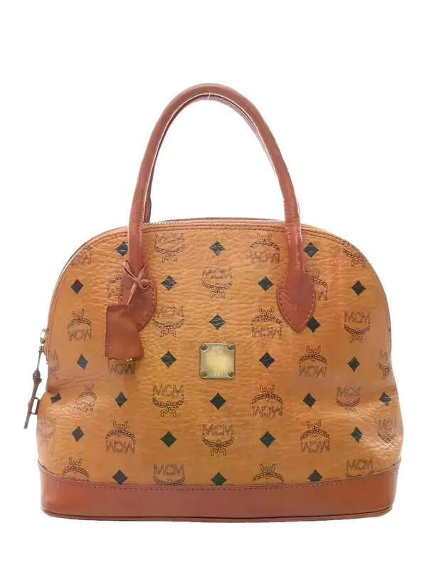 Mcm 2000s Visetos Tote - Brown