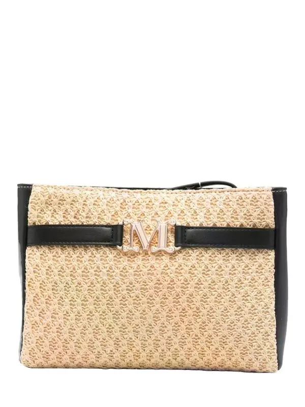 Max Mara Bchmambo Clutch Bag - Neutrals