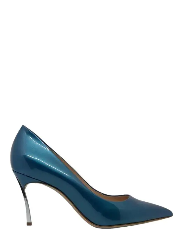 Casadei Superblade Jolly Point-toe Pumps - Blue