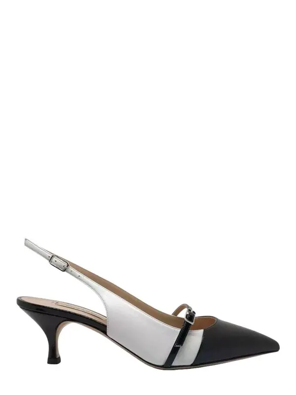 Casadei Winnie Buckled Slingback Pumps - White