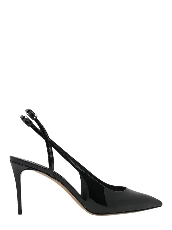 Casadei Pointed-toe Slingback Pumps - Black