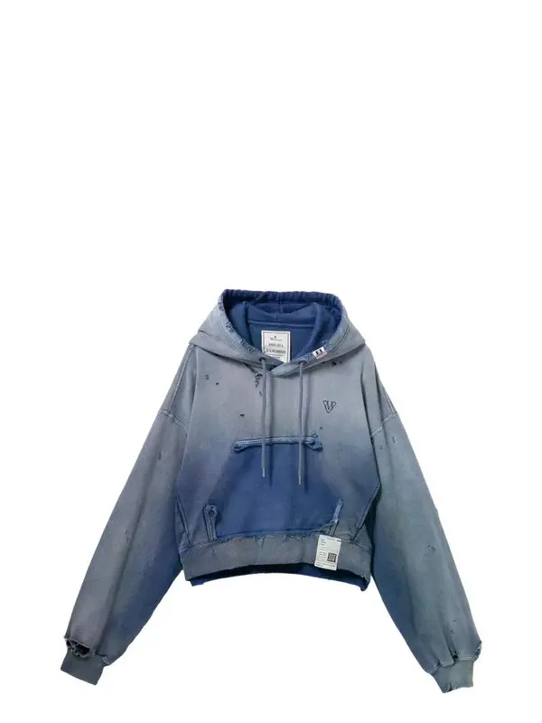 Mihara Yasuhiro Sun Faded Hoodie - Blue
