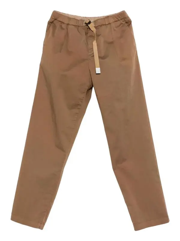 WHITE SAND Belted Trousers - Brown