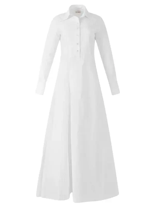 Rosie Assoulin Groovy Shirt Dress - White