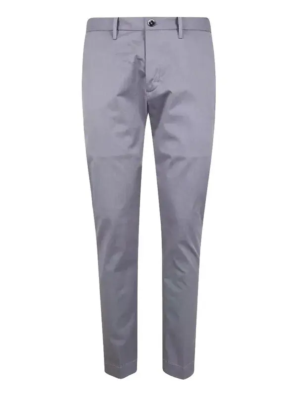 NINE:INTHE:MORNING Logo-patch Trousers - Grey