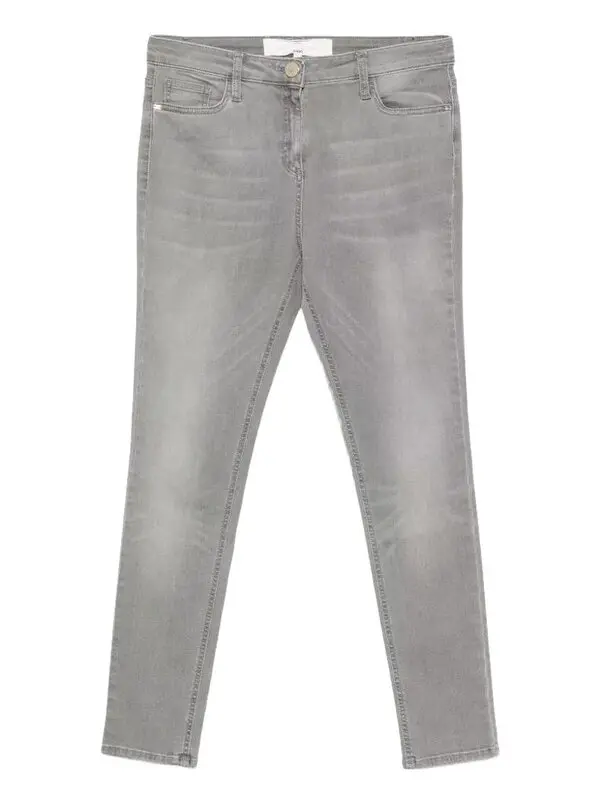 Elisabetta Franchi Cropped Jeans - Grey