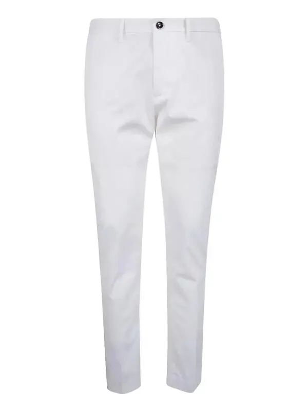 NINE:INTHE:MORNING Logo-patch Trousers - White