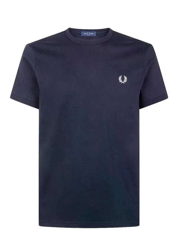 Fred Perry Ringer Short-sleeve T-shirt - Black