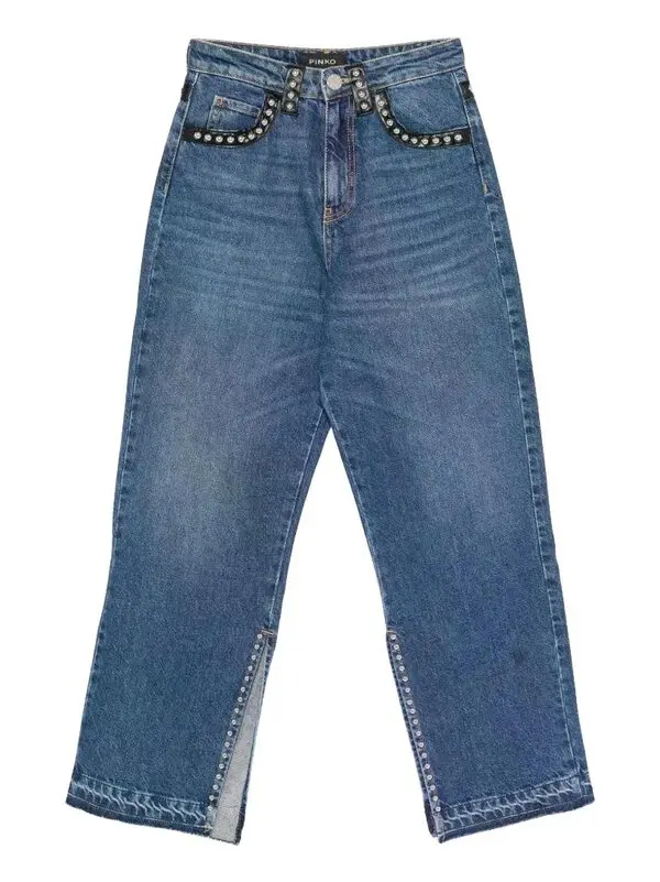 Pinko Stud-embellished Jeans - Blue