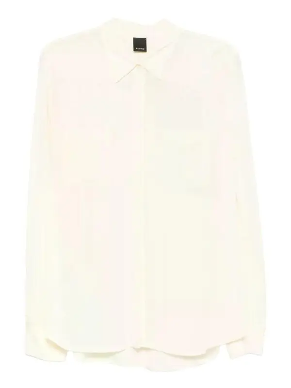 Pinko Norina Pocket Shirt - Neutrals