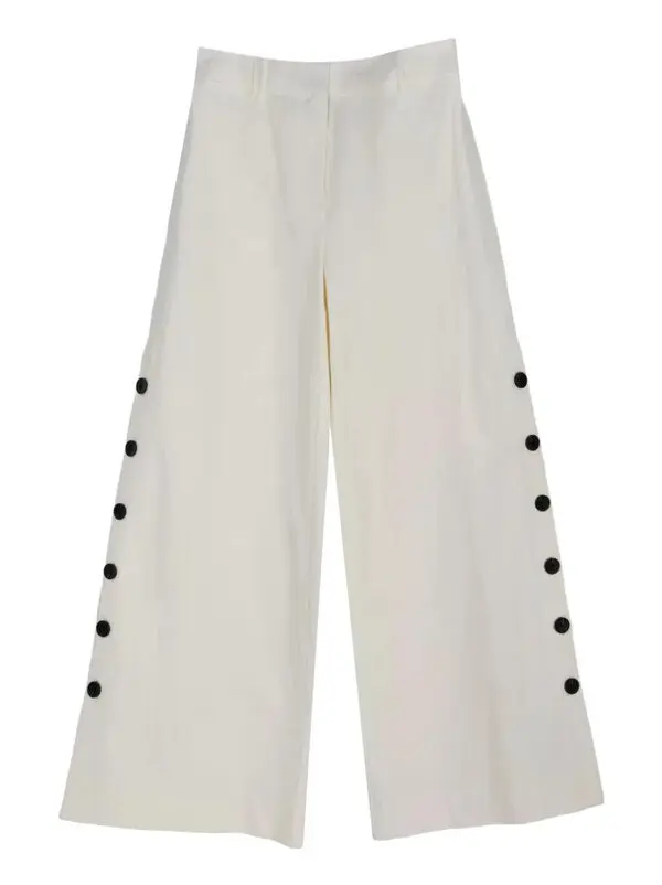 Derek Lam 10 Crosby Tova Wide-leg Trousers - Neutrals
