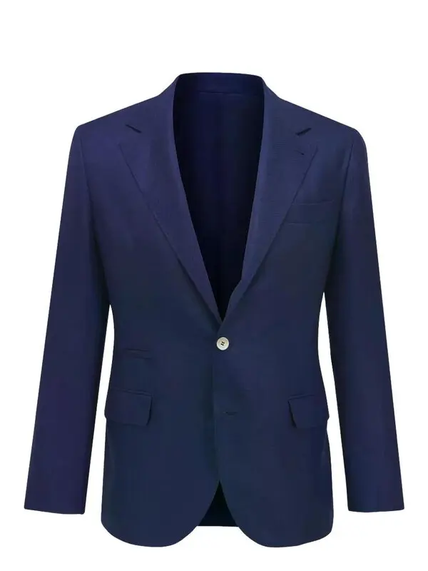 Brunello Cucinelli Notch-lapels Blazer - Blue