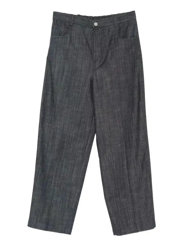 HEVO Torrefiume Straight-leg Trousers - Blue