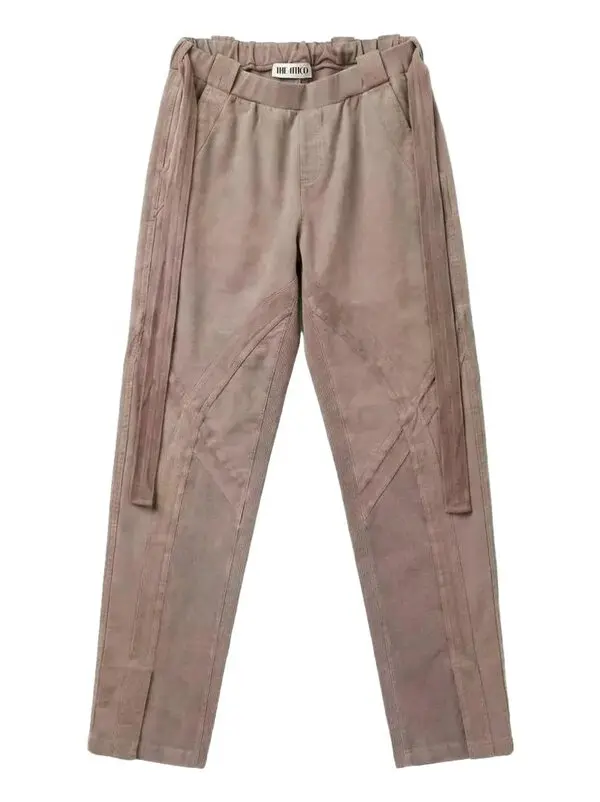Attico Panelled Drawstring-waist Trousers - Neutrals