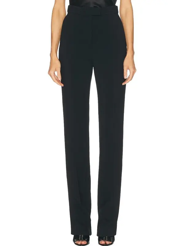 Valentino Garavani Double Crepe Stretch Pant - Nero