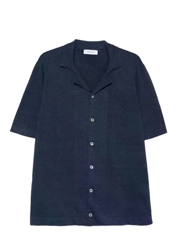 GRAN SASSO Button-fastening Shirt - Blue