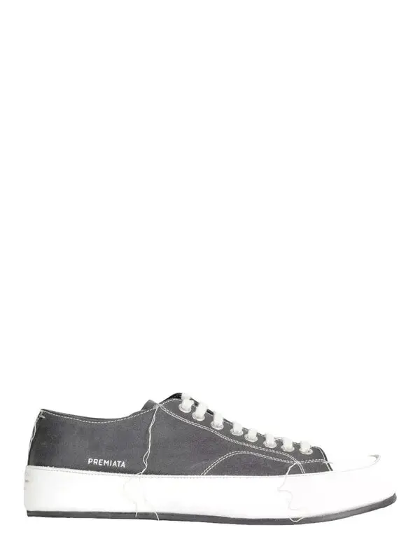 Premiata Mark Distressed Sneakers - Grey