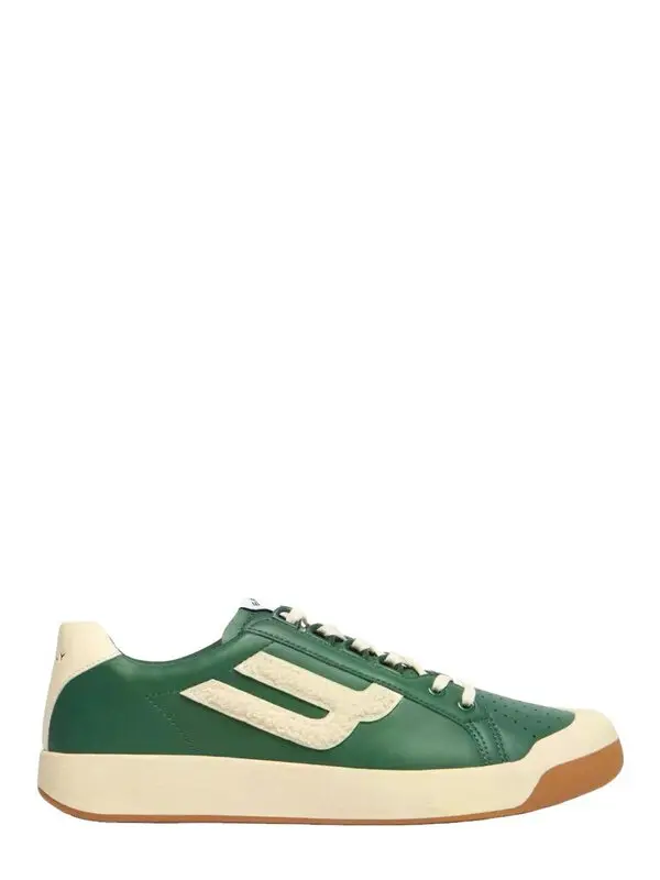 Bally Tennis Collection Lace-up Leather Sneakers - Green