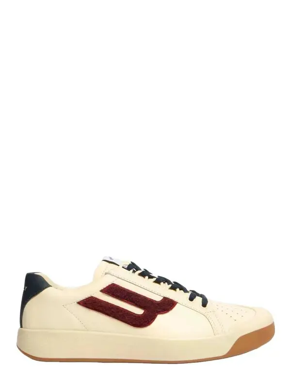 Bally Tennis Collection Leather Sneakers - Neutrals