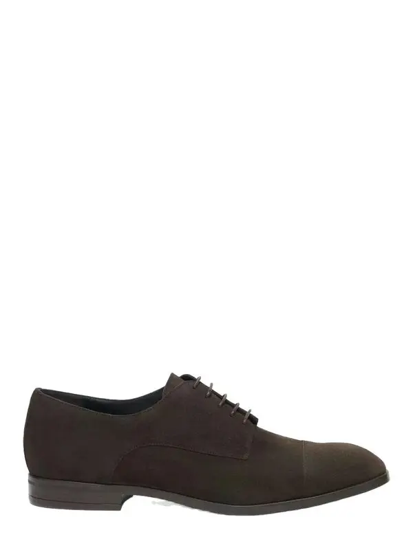 Bally Onizy Suede Derby Shoes - Brown