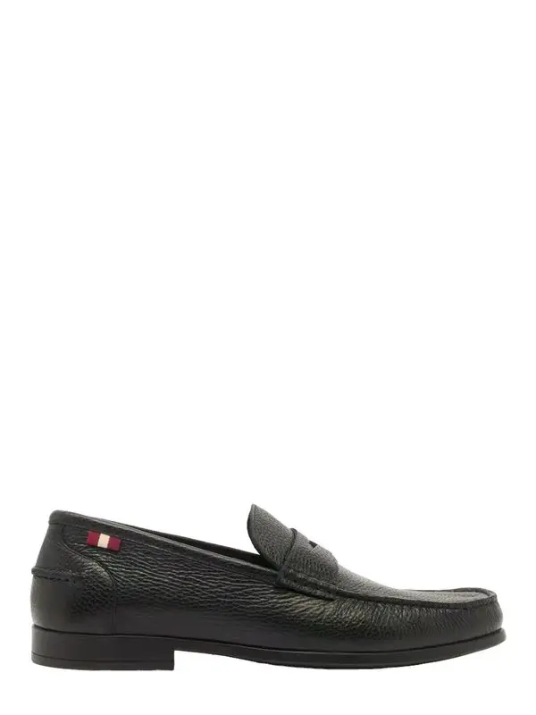Bally Cronus Leather Loafers - Black