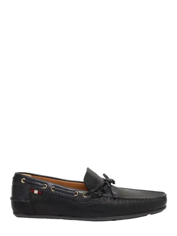 Bally Clay Grained-leather Loafers - Black