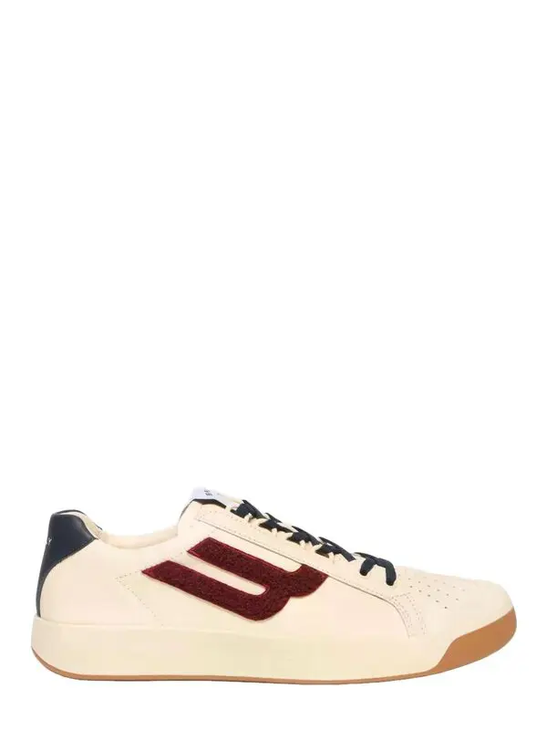 Bally Tennis Collection Leather Sneakers - Neutrals