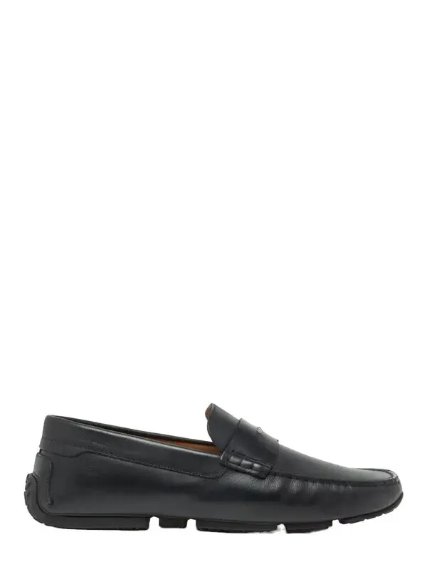 Bally Pilot Leather Loafers - Black