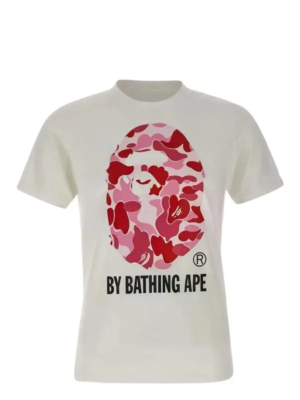 A BATHING APE Abc Camo T-shirt - White