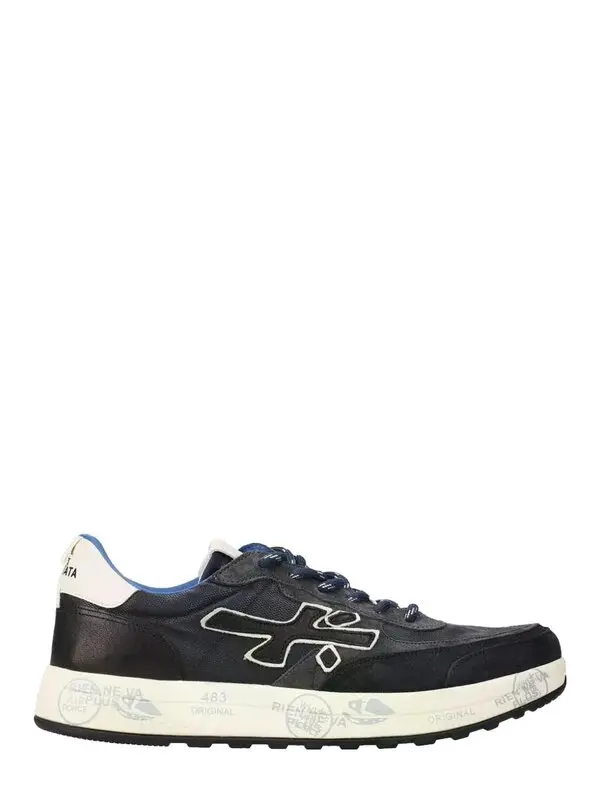 Premiata Nous Panelled Sneakers - Blue