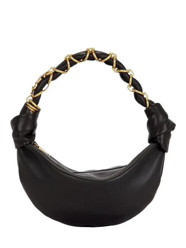 Saint Laurent Amalia Hobo Mini Bag - Noir