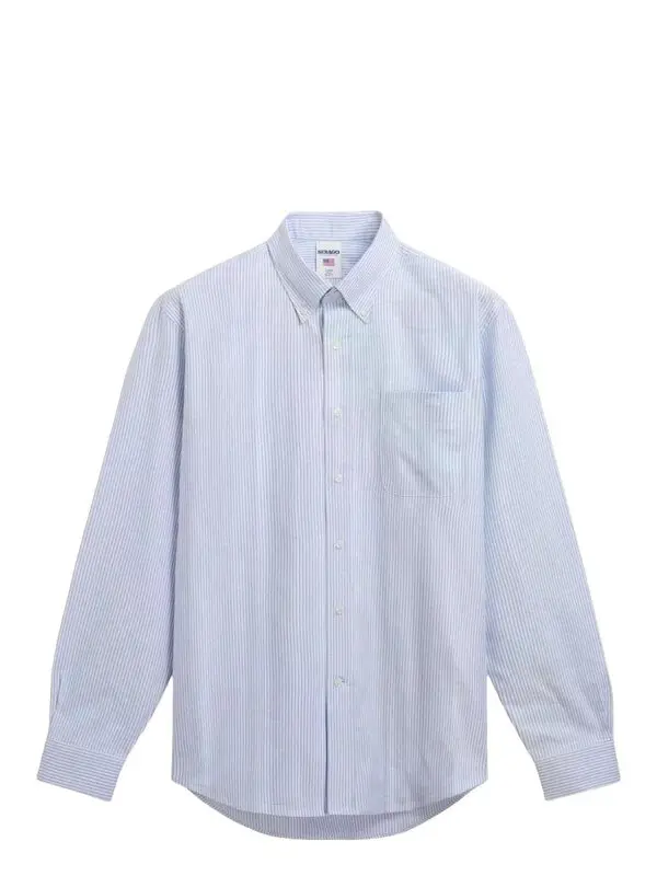 SEBAGO Striped Button-down Shirt - Blue