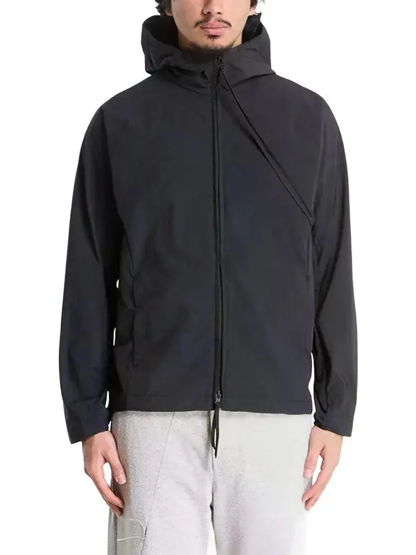 POST ARCHIVE FACTION Asymmetric-zip Jacket - Black
