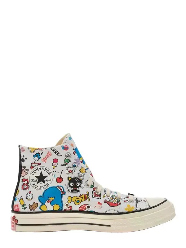 CONVERSE Chuck Taylor 70 Printed High-top Sneakers - White