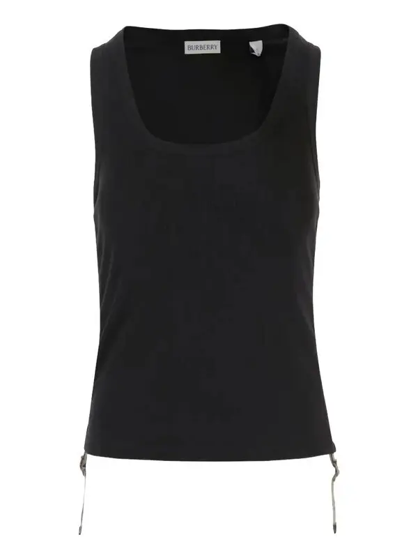 Burberry Side-tie Top - Black