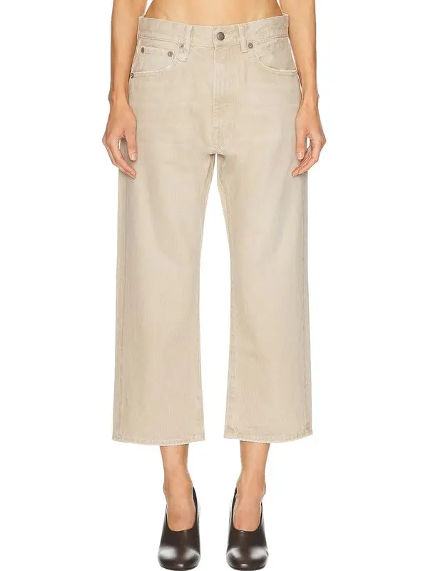 R13 X-boyfriend Wide Leg - Khaki Haze