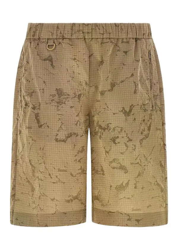 Herno Camouflage-print Bermuda Shorts - Neutrals