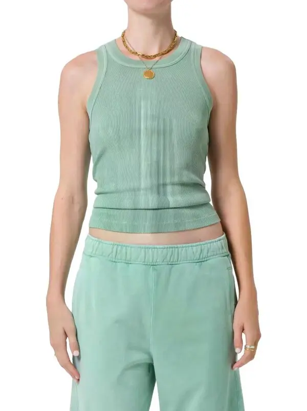 Citizens Of Humanity Isabel Ribbed Tank Top - Green