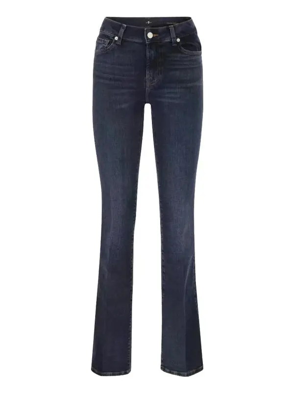 7 For All Mankind Slim Illusion Bootcut Jeans - Blue